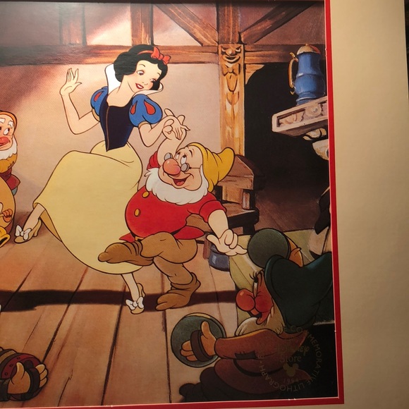 Disney | Accents | Walt Disney Classic Snow White Lithograph 994 | Poshmark